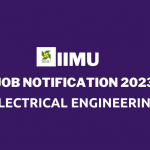 IIMU JOB NOTIFICATION 2023 - Centre C